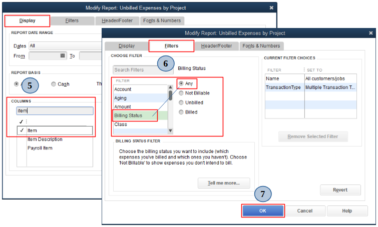 Solved: Re: Is there an way to get an report showing unbilled items