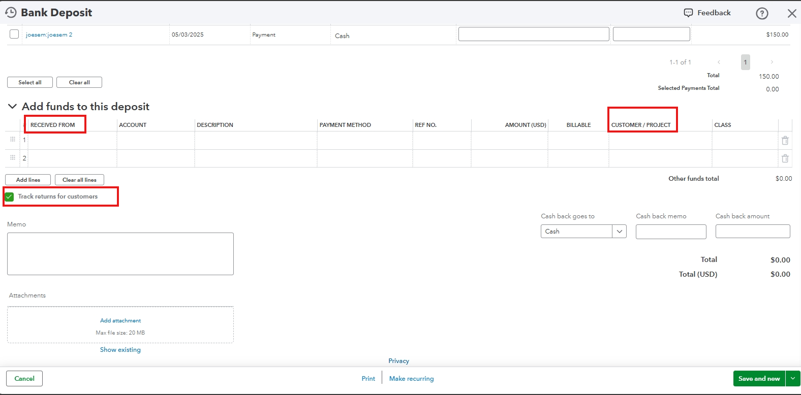 Solved: Projects functionality