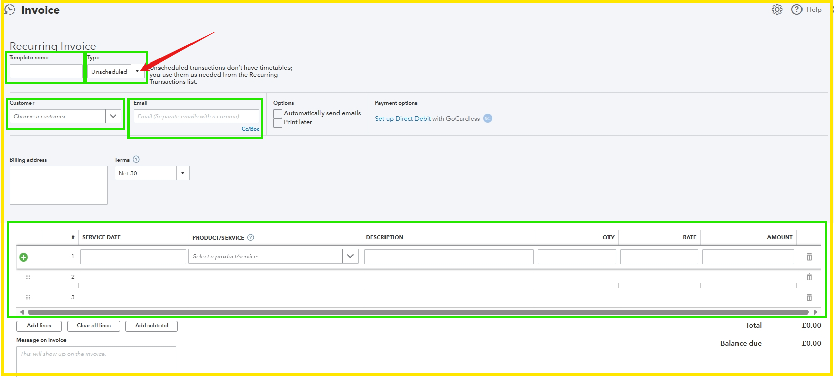 Solved: weekly invoicing