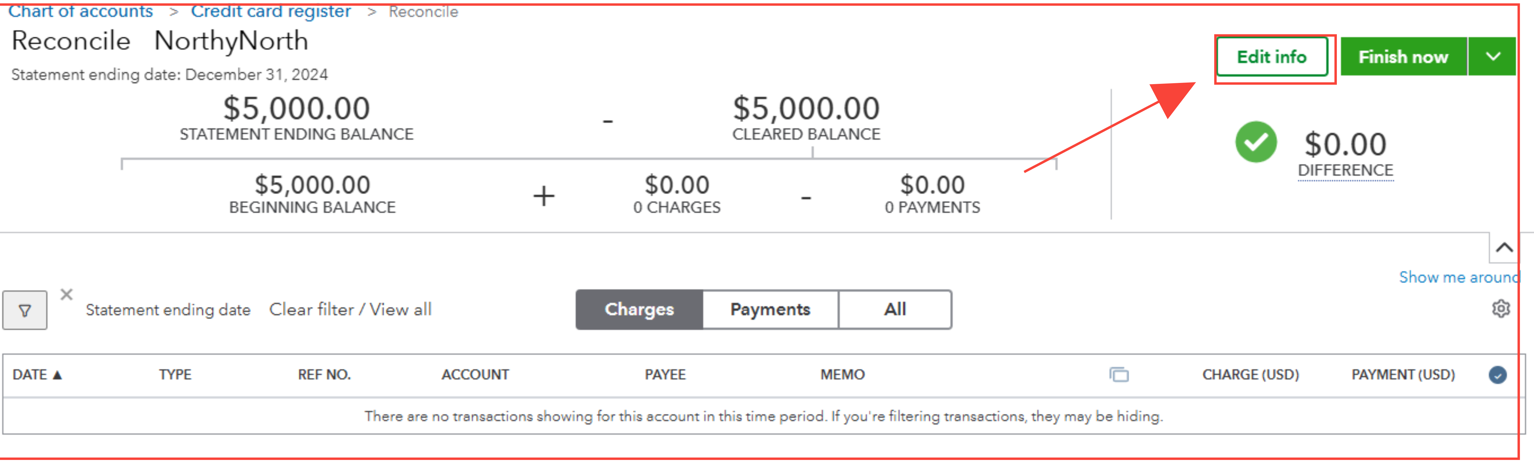 My statement beginning balance, charges and payments are matching the ...
