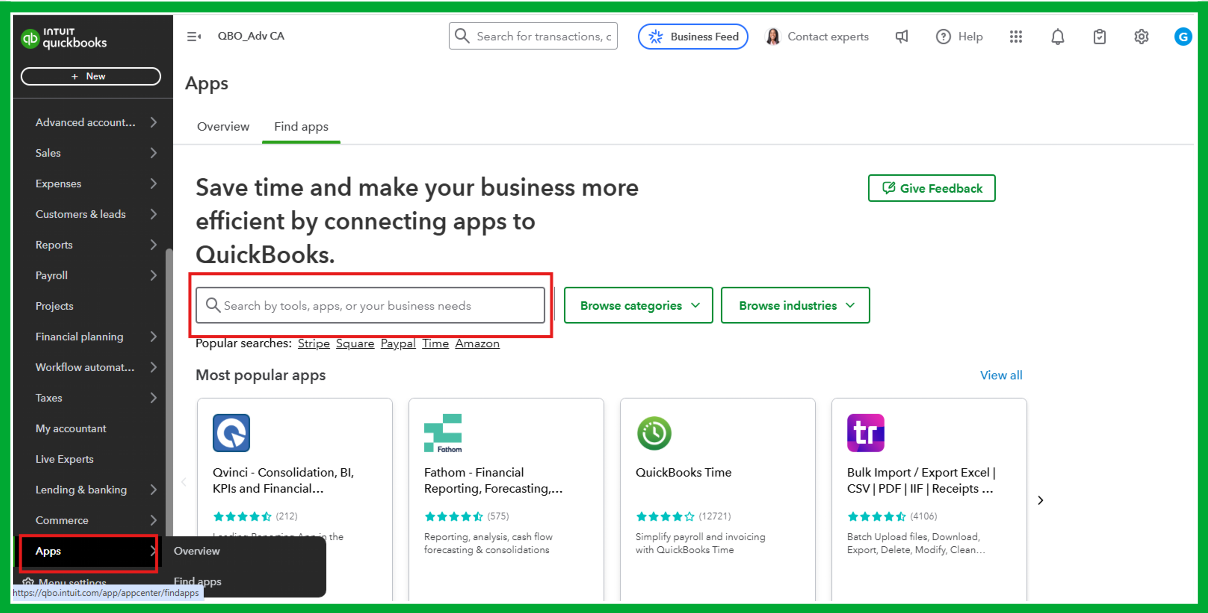 How do you enter data from another accounting system in to quick books