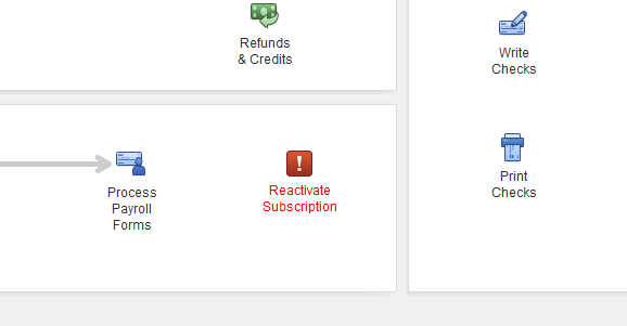 My Reactivate Subscription won't update.