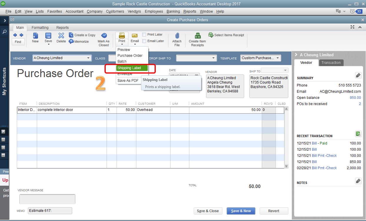 How do you process estimates (Quotes) through Customer Invoice in QB ...