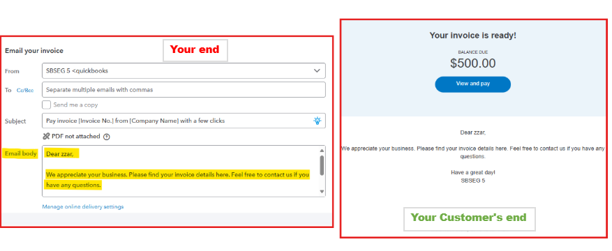 Solved: Why has my "Message To Customer" on my invoices disappeared?
