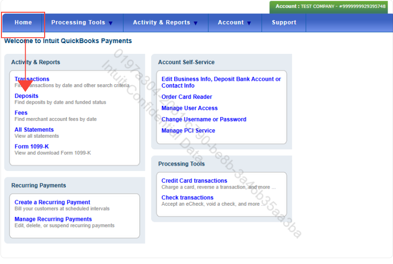 How do I deposit the customers invoice payment to my QuickBooks ...