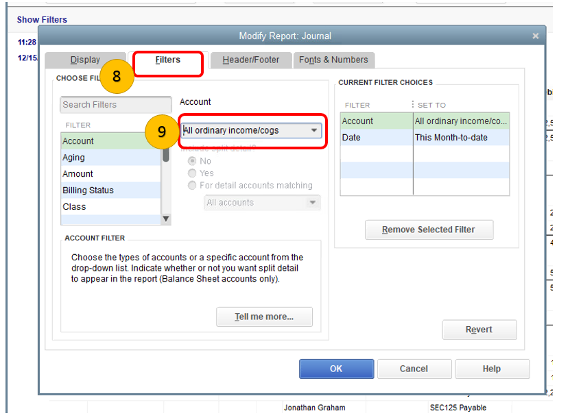 Solved: Is there an way to get an report showing unbilled items