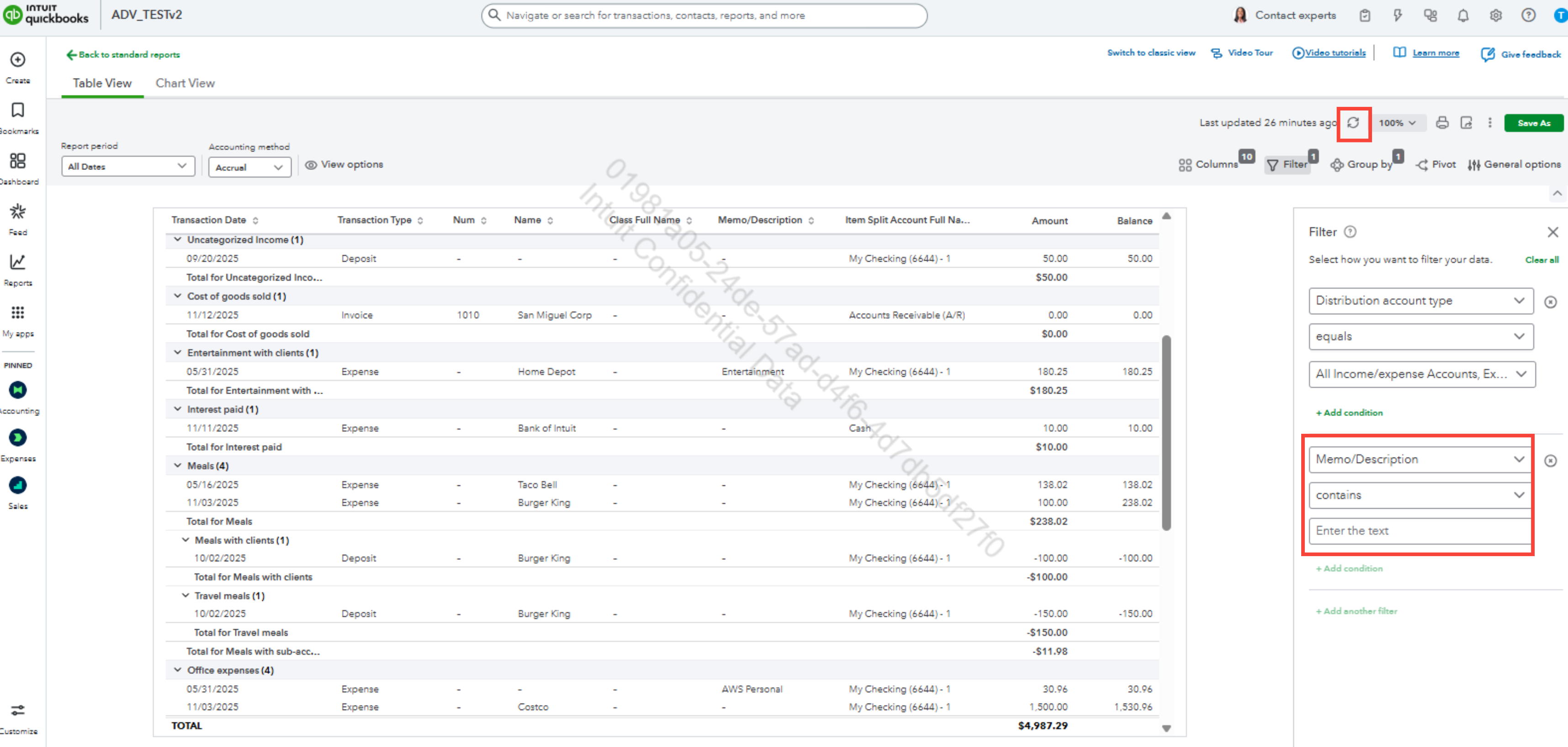 Solved: How can I filter the Statement of Activity report by "Memo ...