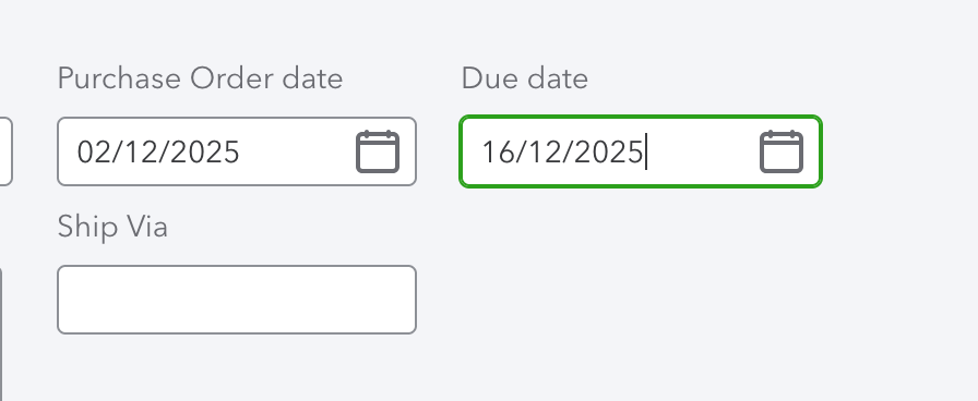 Due Date On Purchase Order, Revisited, Again...