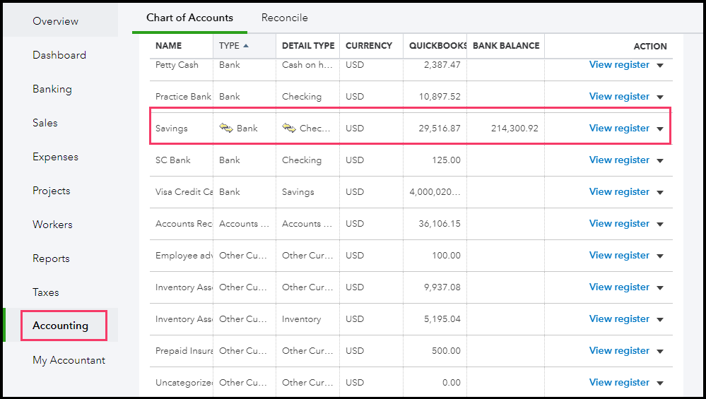 How do I change the Ref No. Type to show expense instead of transfer