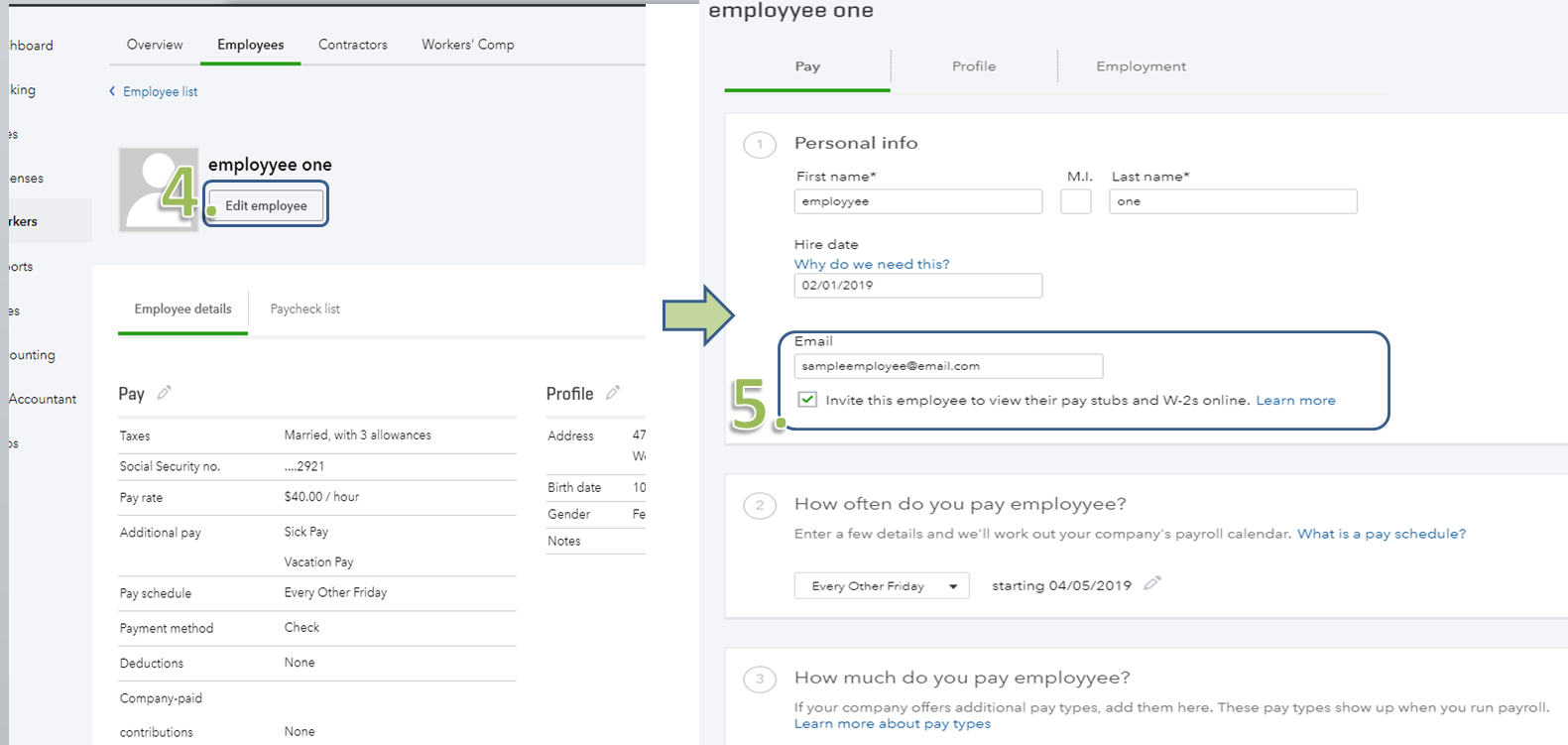 The older "ViewMyPaycheck" had instructions that we could email to new ...