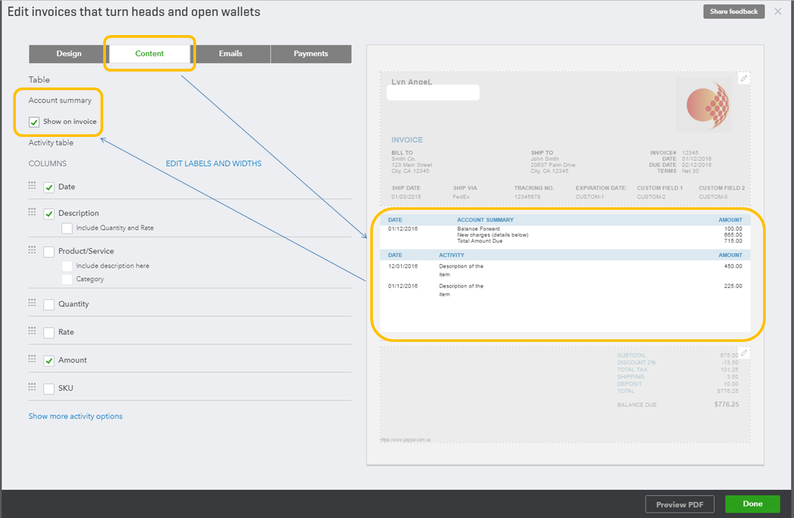 Solved: Online Payments: Invoice Balance Due doesn't match account balance