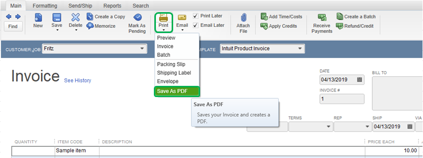 Solved: Email invoices to multiple customers