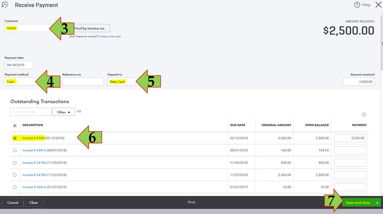 Solved: Customer paid in cash but the owner kept the cash for expenses ...