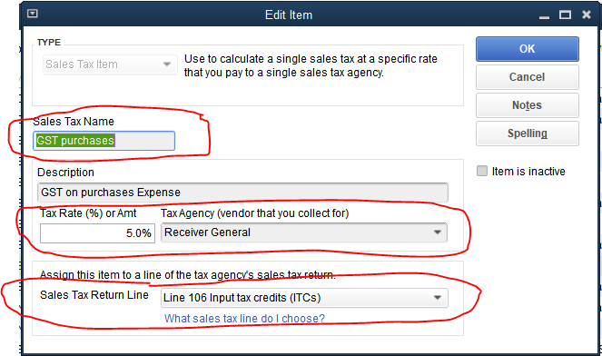 Sales Tax Adjustment