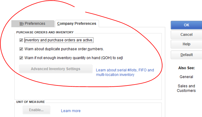 Solved: I cannot find "inventory" to add inventory items.