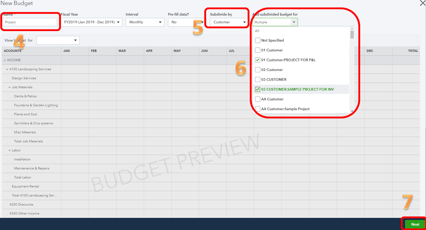 Can I manage project budgets in Quickbooks? how do I set a project ...