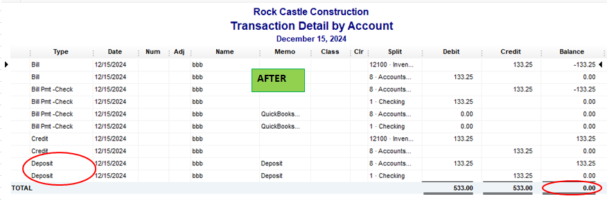 How to record vendor refund