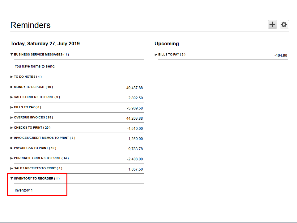 Set up and Using Reorder Points in Quickbooks Premier