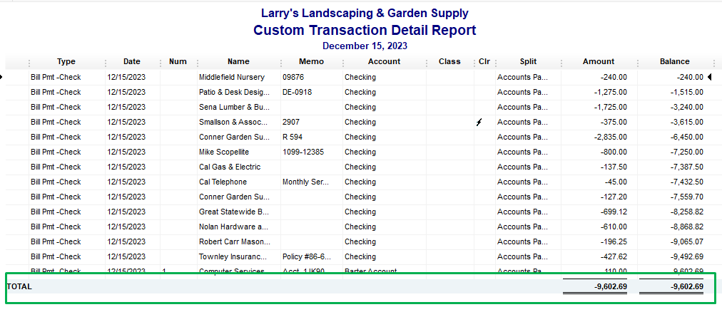 Solved: I need to generate a report on what I paid vendors last year ...