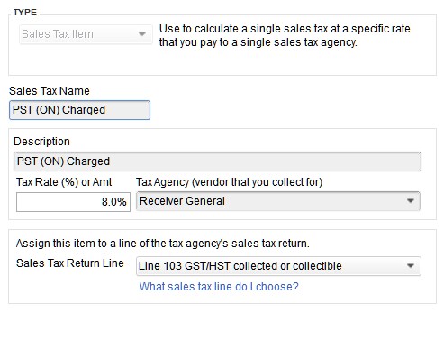 Solved: Want to add PST into Sales Tax accounts