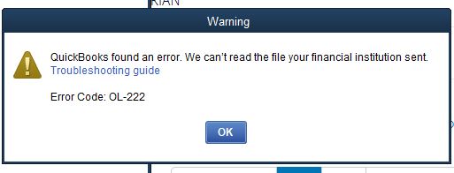 Error reading QBO file form Barclays Business account