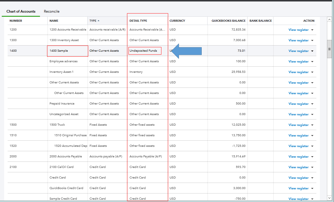 Solved: How do I create a new Undeposited Funds account?