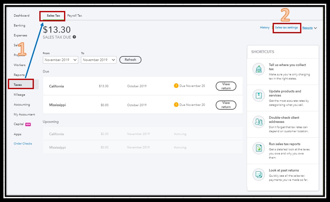 Solved: How do I activate a tax rate I unactivated?