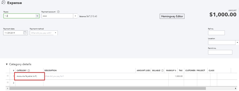 How do I transform an Expense into a Bill Payment?