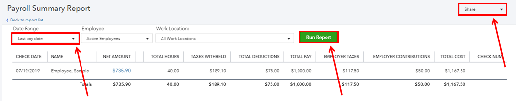 What report can I run that will show me how many employees were paid ...