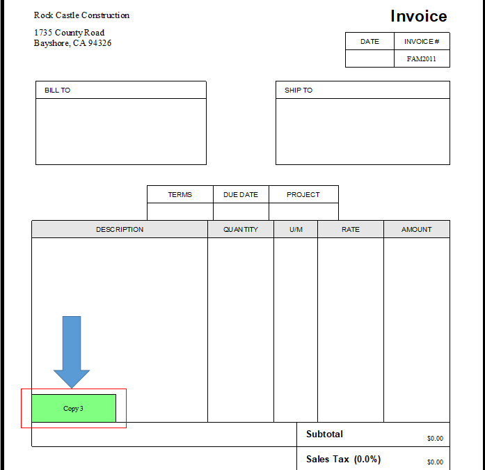 How do I specify a revision of invoice modified by layout desiger ...