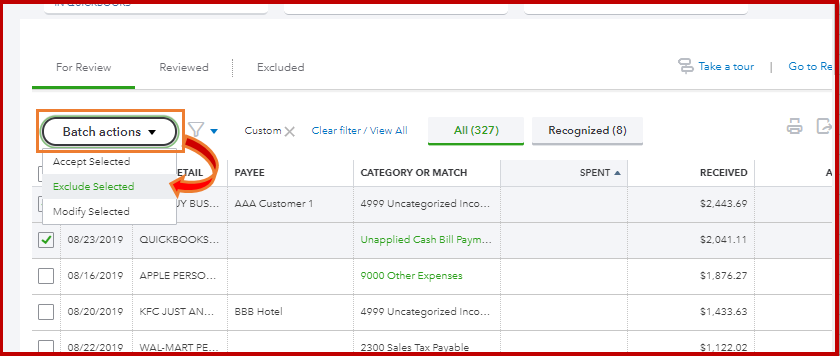 Solved: How to delete transactions?