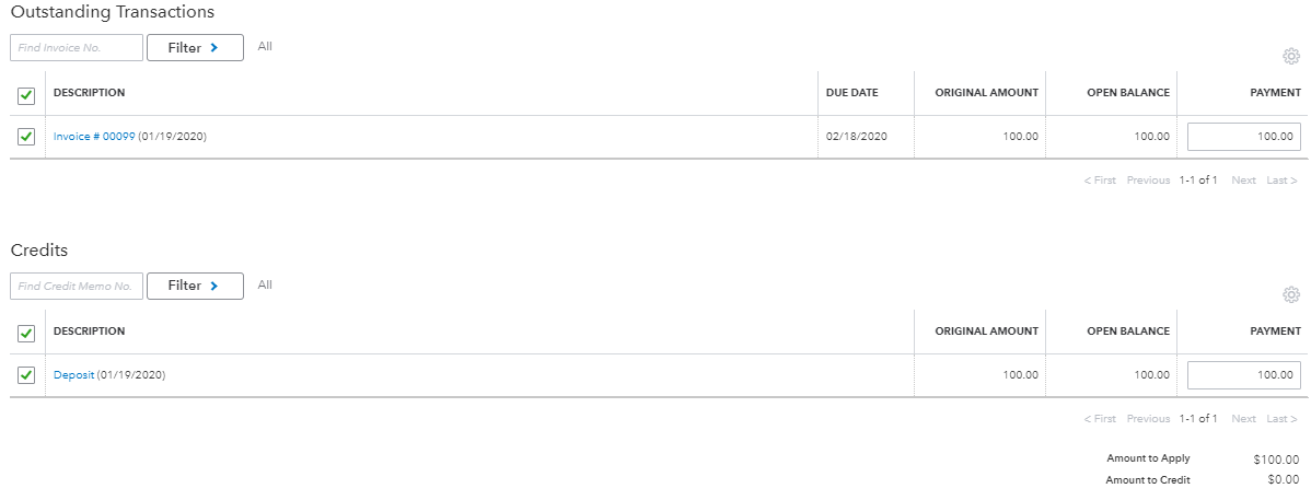 Solved: Why are deposits to A/R that are later linked to invoices via a ...