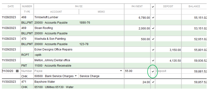 reconciliation issues