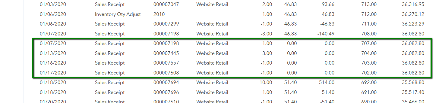 Refund Showing as Negative Amount In COGS, resulting in a $0 COGS in ...