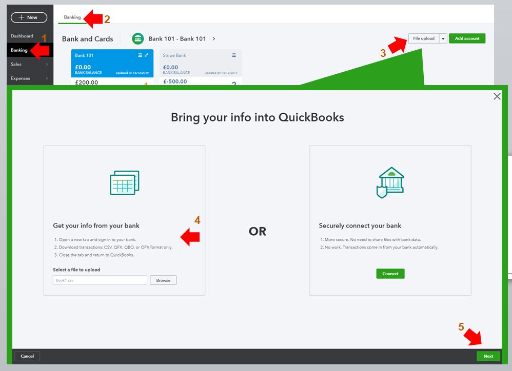 Solved: Add a Bank Account Manually