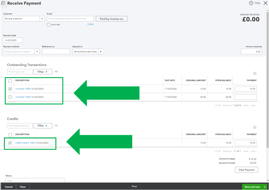 Solved: I want to choose the number I allocate to a credit note, i.e ...