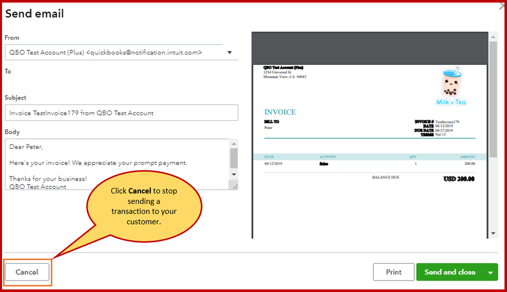 HOW DO I CANCEL emails I do not want to send emails I am a shop