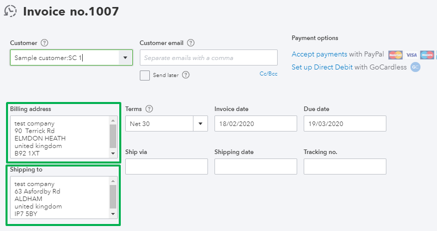 Solved: Managing multiple addresses for one customer