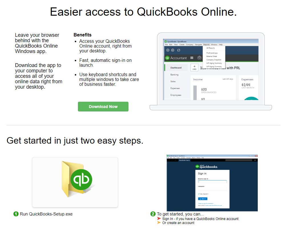 Need QB Online exe file for additional users.