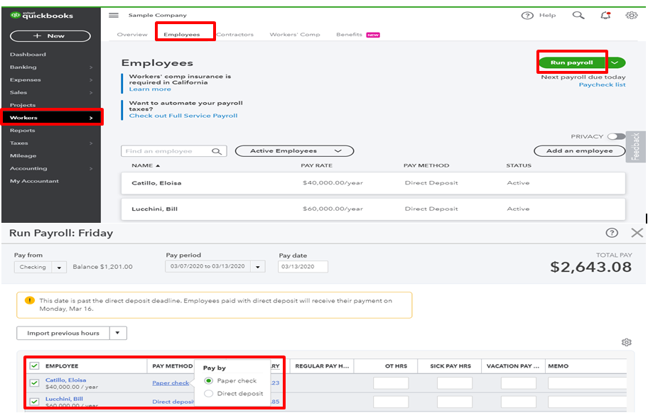 How do you issue a one time manual check to an employee who is set up ...