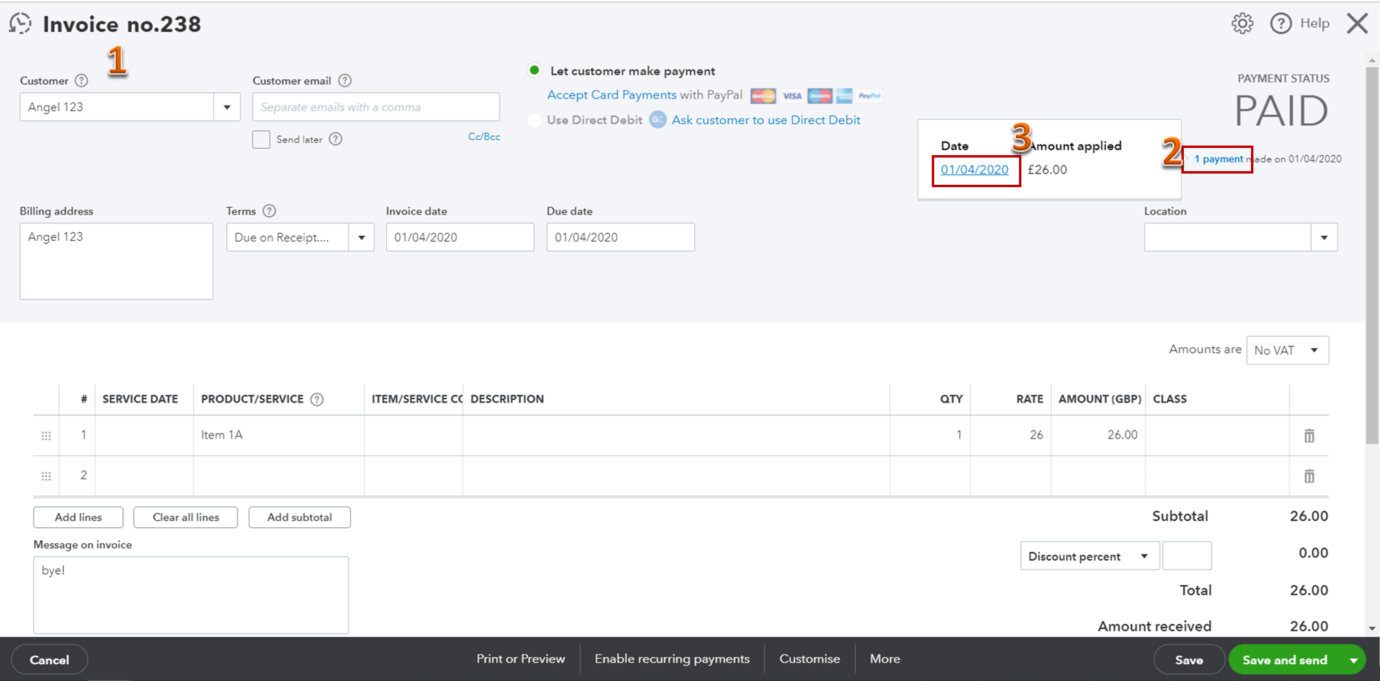 Solved: An invoice has been marked as 'paid' in error- how do I amend ...