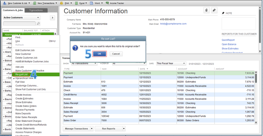 Solved: What do I need to do to get the customer list to stay on ...