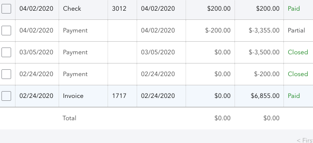 Customer overpayment, refund and account receivable