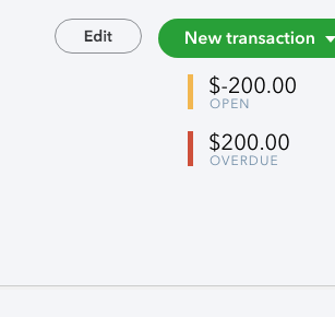 Customer overpayment, refund and account receivable