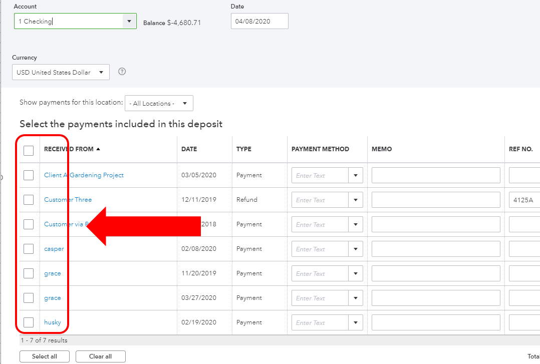 Solved: How to record client payments with fees