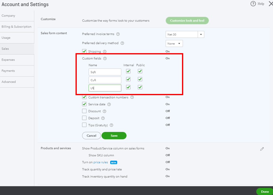 How can I add a custom column in invoice and sales receipt i need to ...