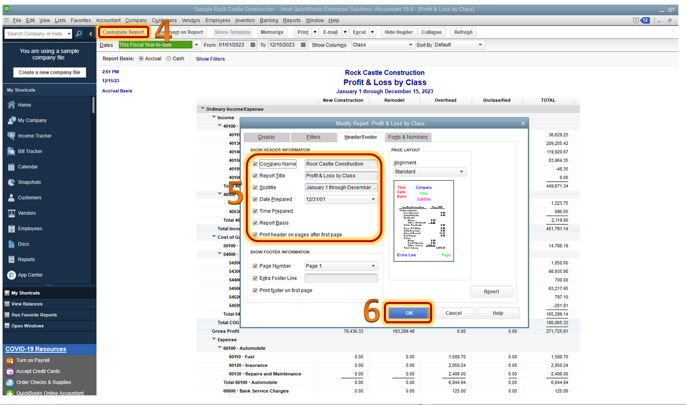 Solved: Report Header or Footer (Ability to ADD Fields)