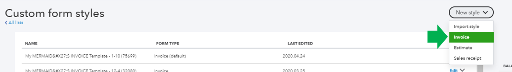 Solved: Can you set up a default customer message for invoices?