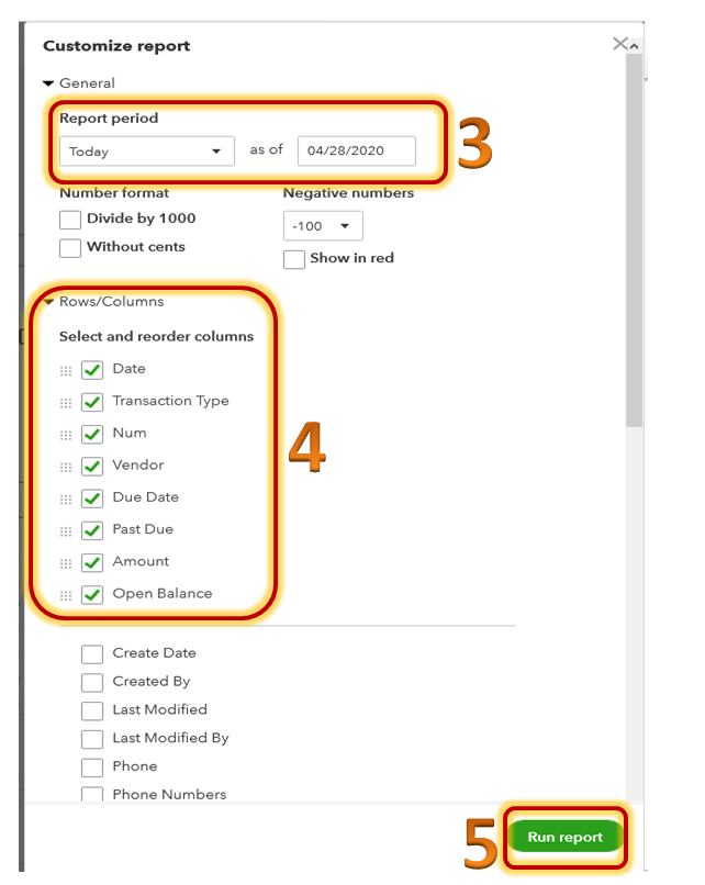 Solved: How can I create a report showing all bills by a certain due date?