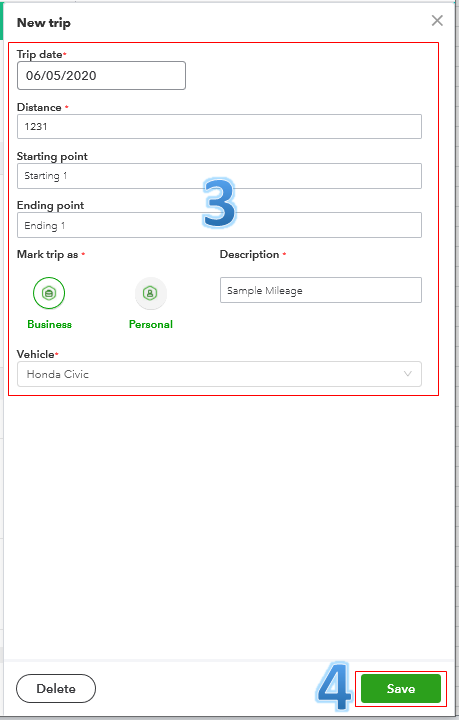 Solved: I have my own mileage log on a spreadsheet. How can I import ...